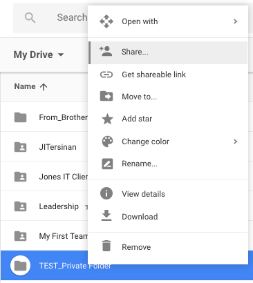 How to create private folder in Google Drive & Other Tricks | Jones IT