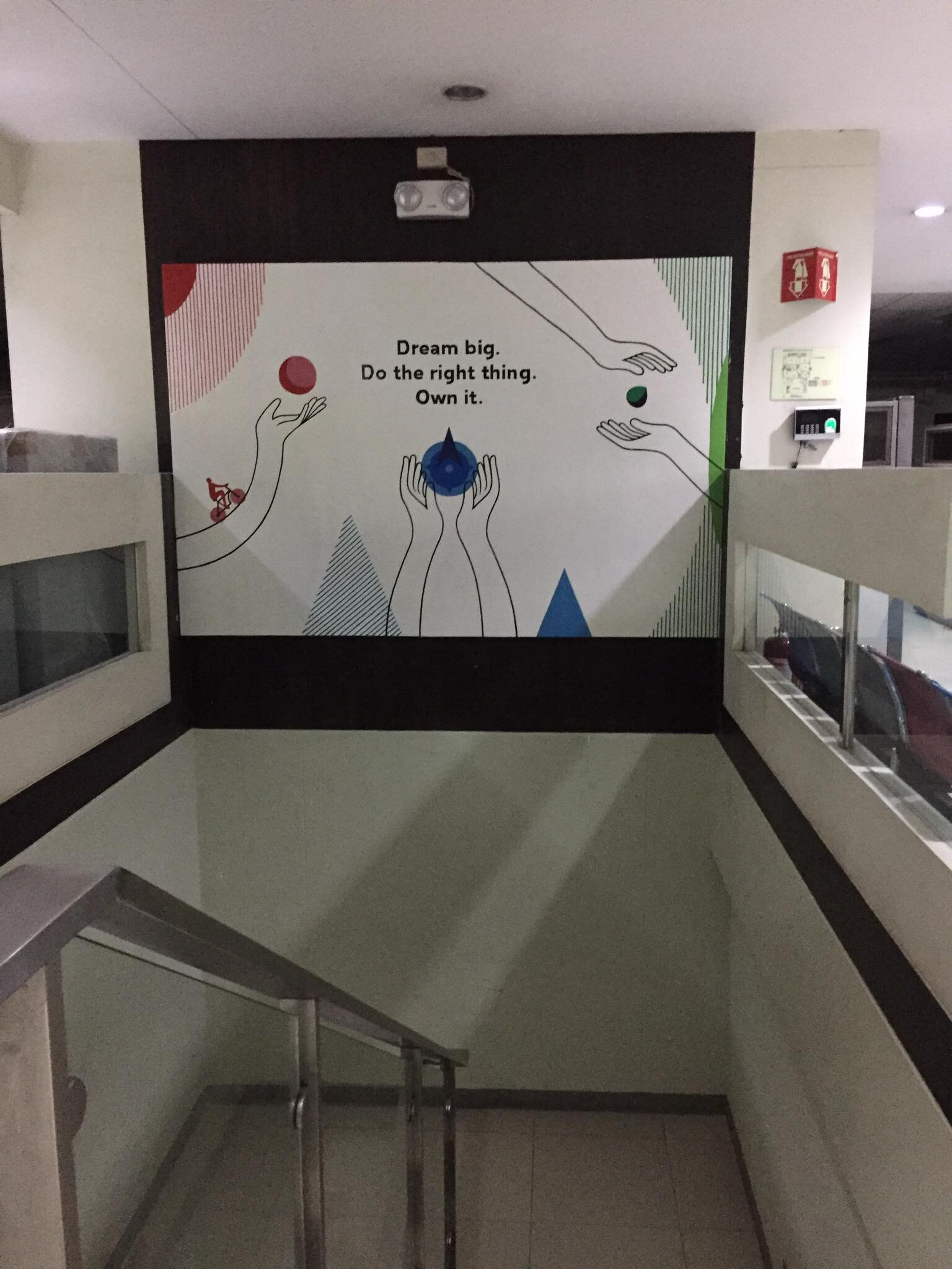 Mission, Vision, and Values mural for RRHI — ANINA RUBIO