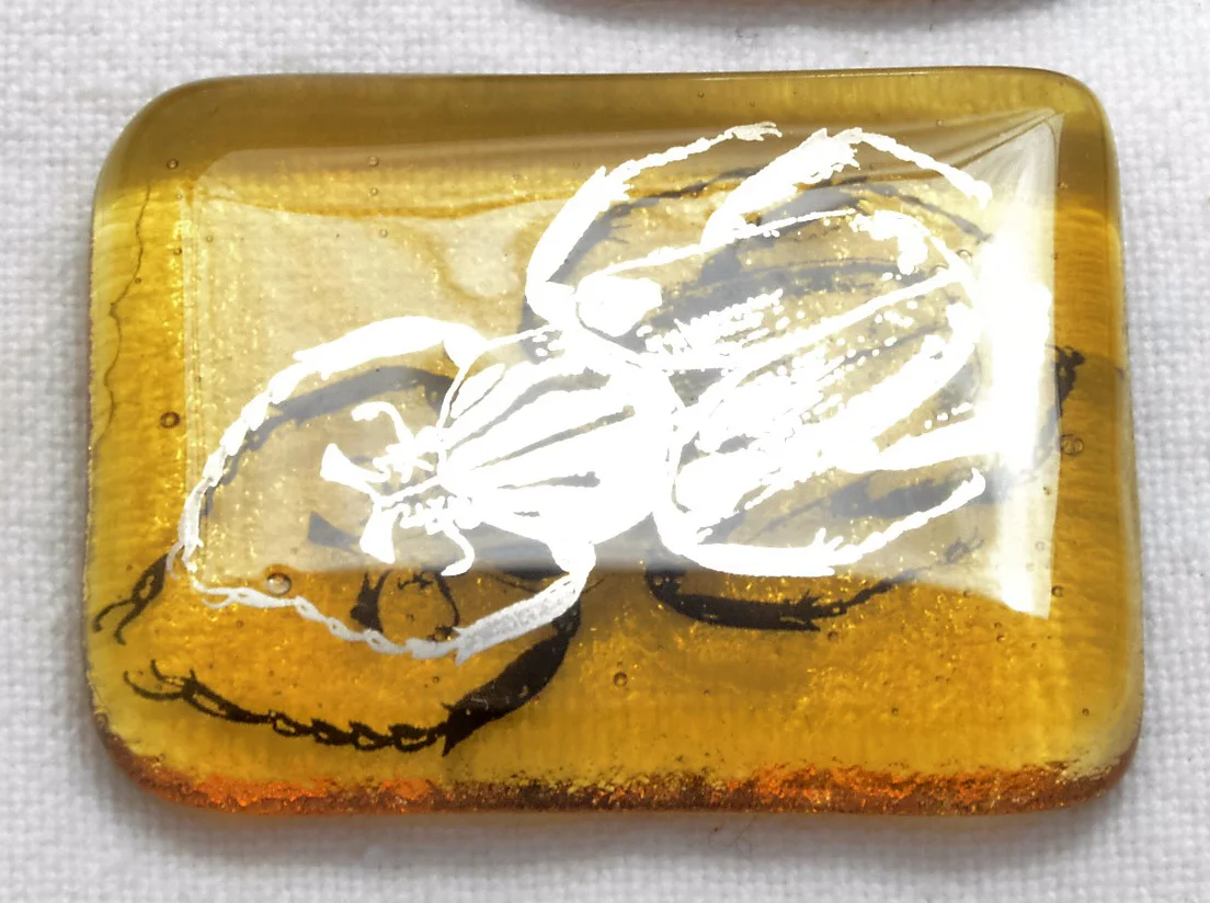 Fused Glass Project: Suspended in Amber Pt. 3 — Ceramic Decals | Glass ...