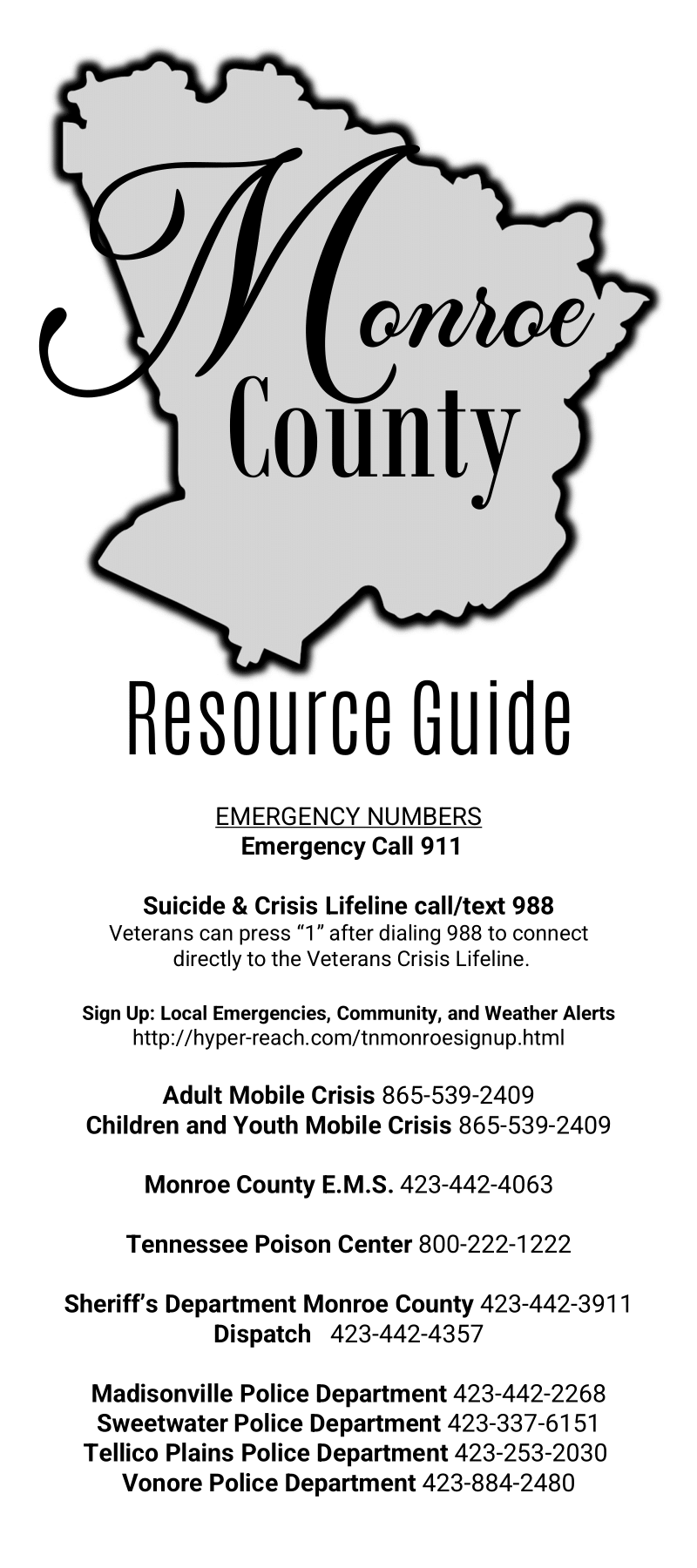 Monroe County Resource Guide — Monroe County Health Council