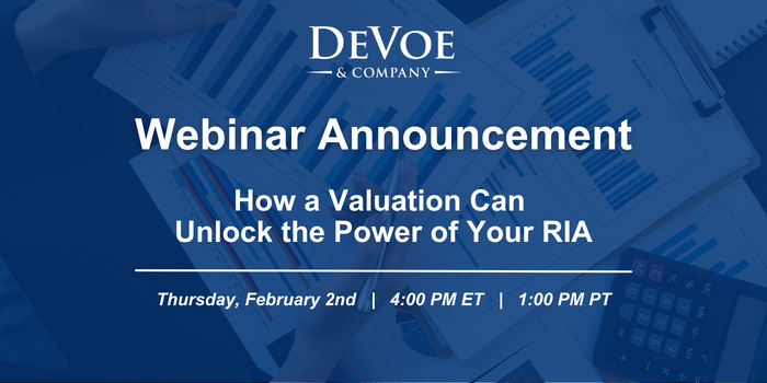 Webinars — DeVoe & Co.