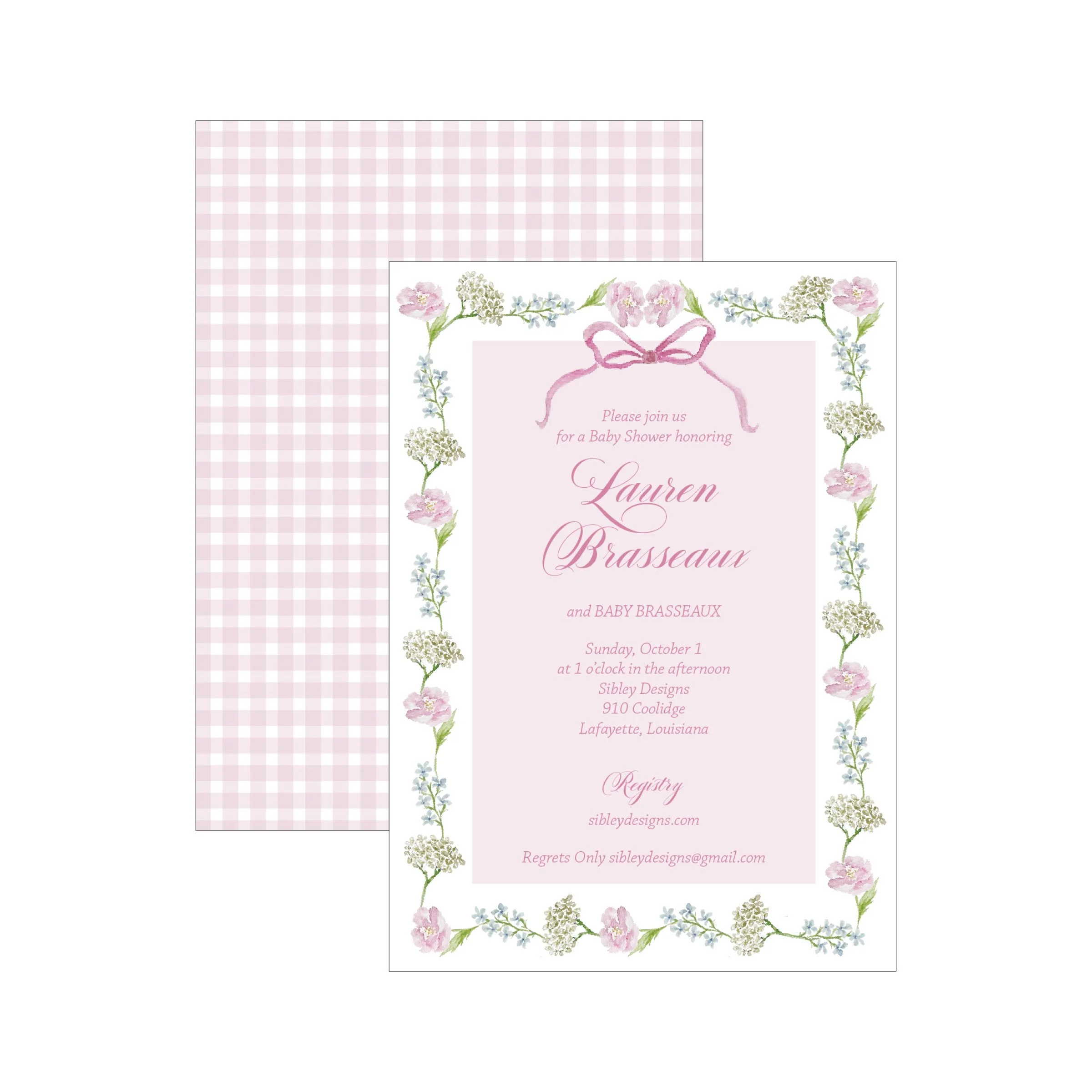 Invitations — Sibley Designs