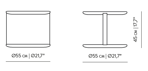Duplex Side | Bedside Table | Wewood - Portuguese Joinery