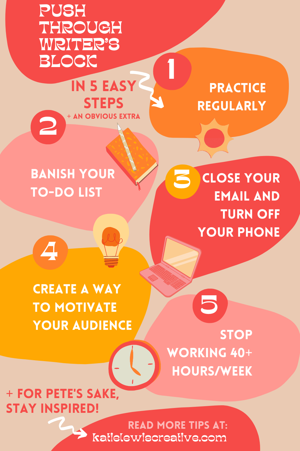 How to cure writer's block | Katie Lewis Creative