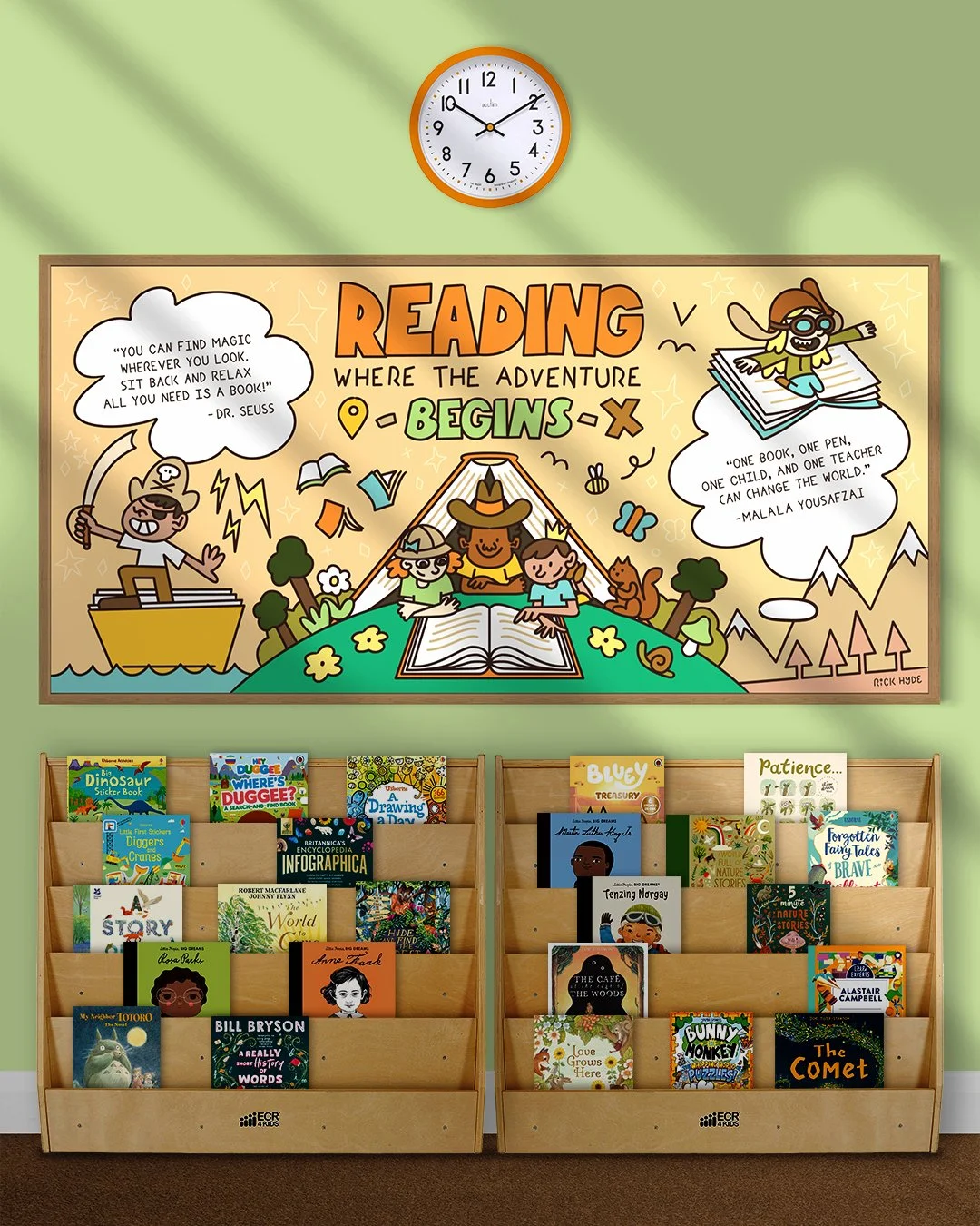 Poster Illustration | Manley Park Library Display