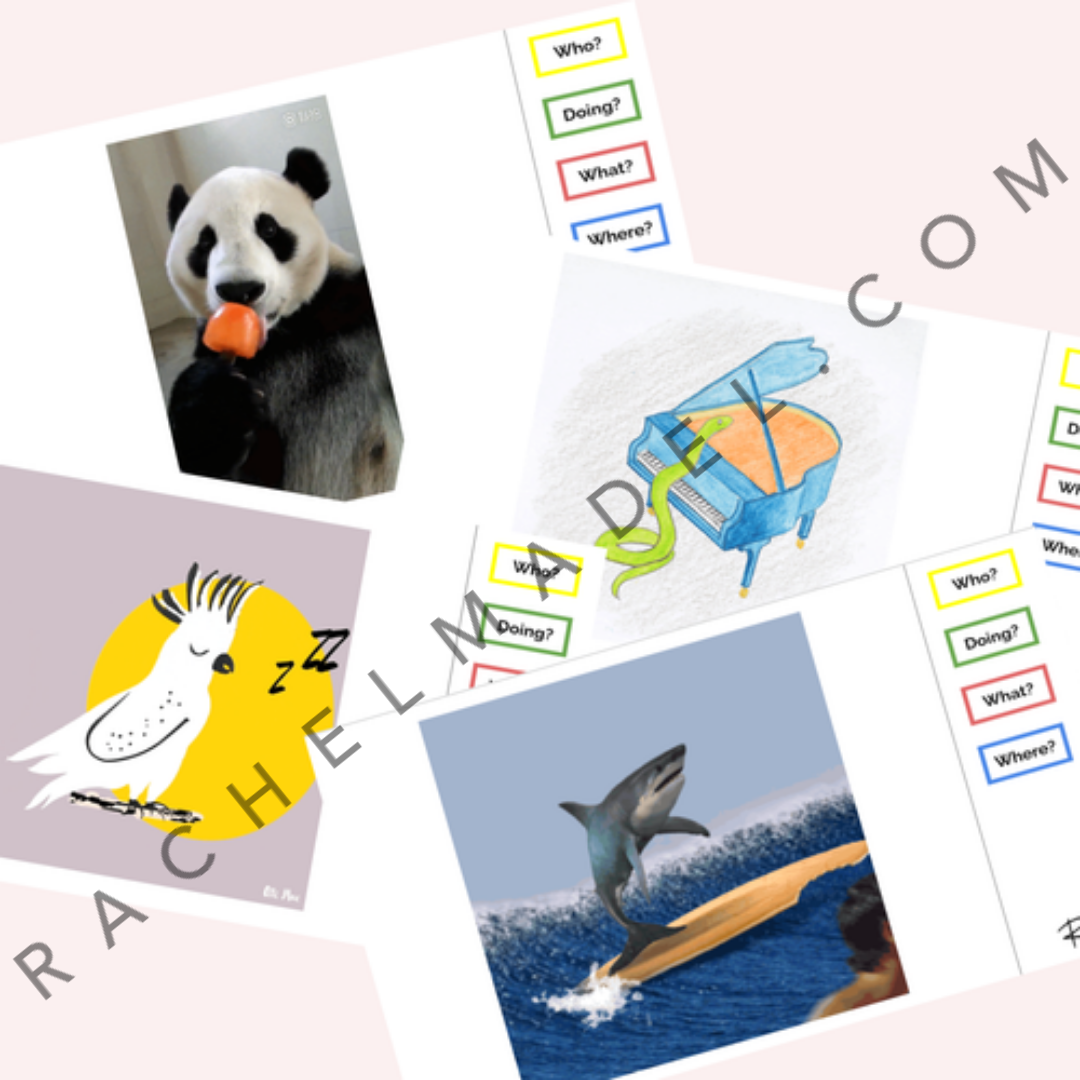 Formulating Sentences Activity with GIFs - Deck 2 — Rachel Madel Speech ...