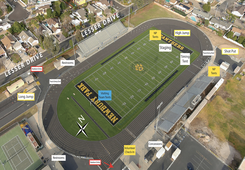 Maps - Away Meets — Camarillo Cosmos Track Club