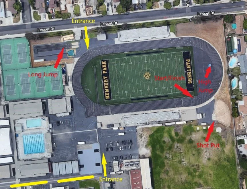 Maps - Away Meets — Camarillo Cosmos Track Club