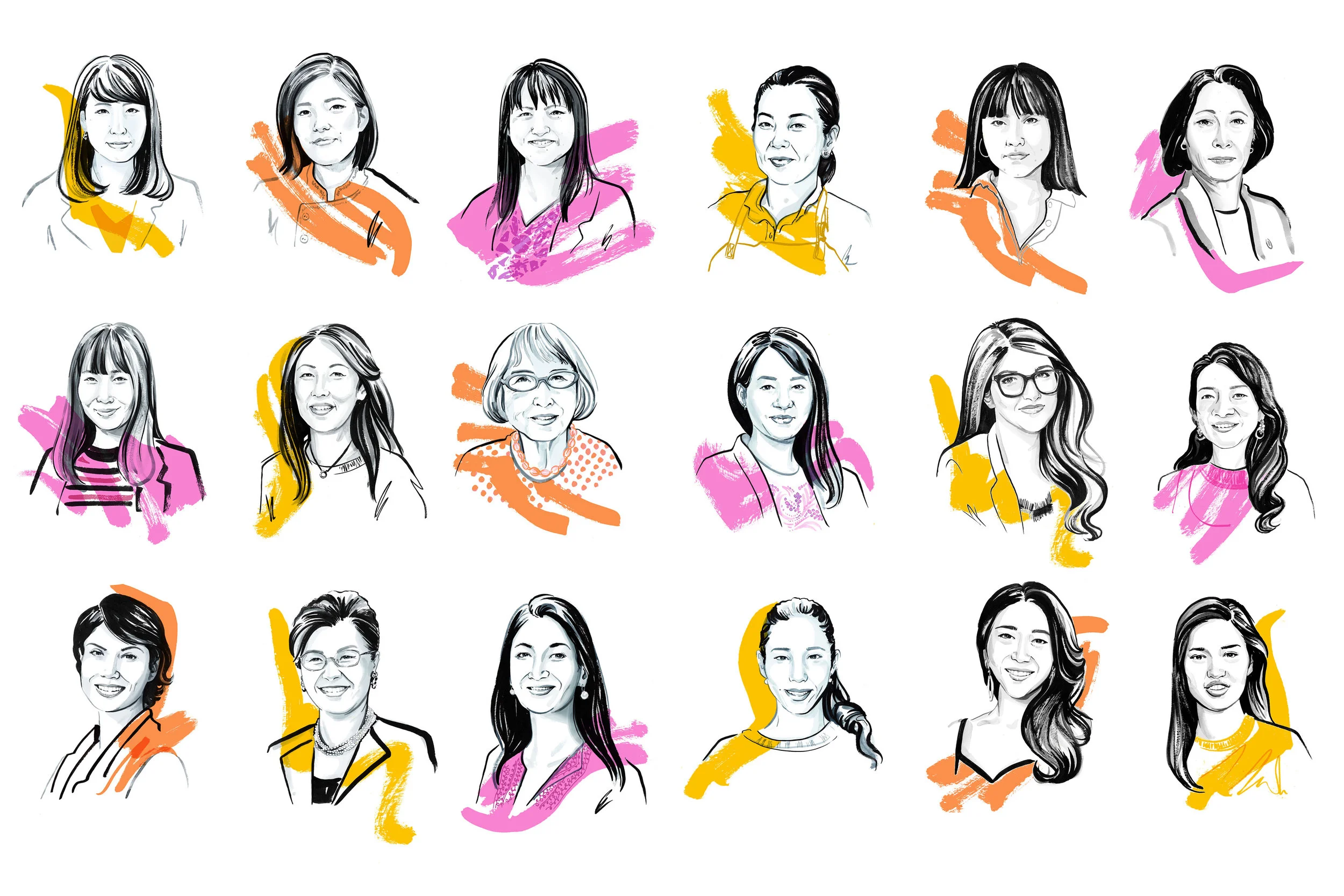 Portraits for Forbes Japan — Willa Gebbie | Watercolour Food, Portrait ...