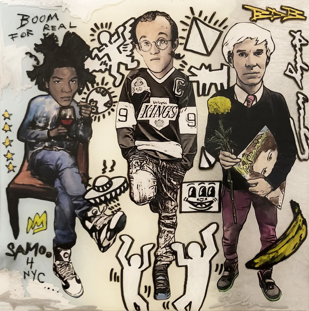 Keith Haring And Basquiat Art
