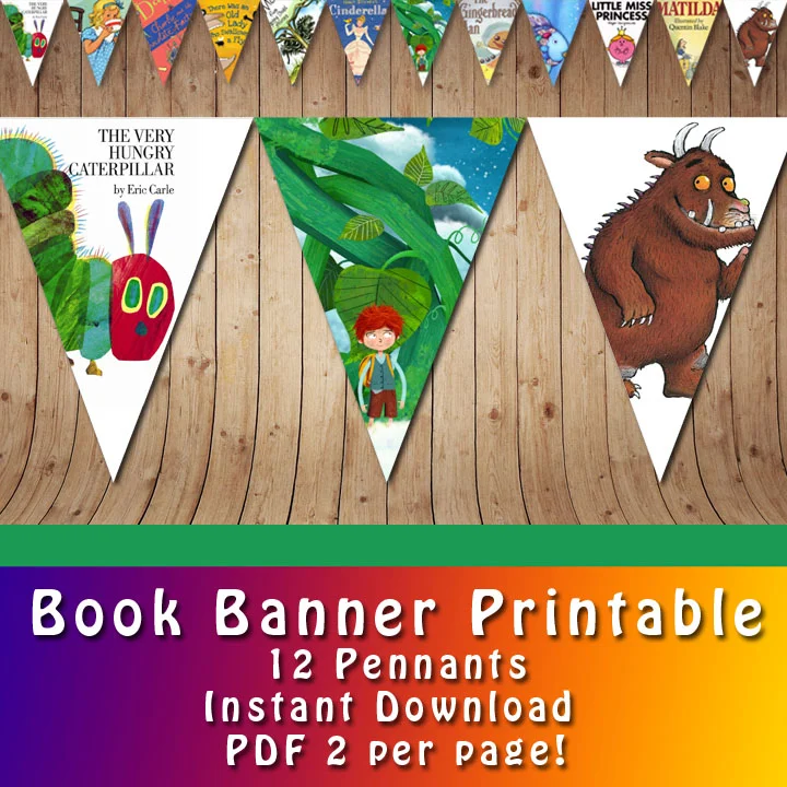 Children's Book Banner Digital Download — A Friend Design LLC. Graphic ...