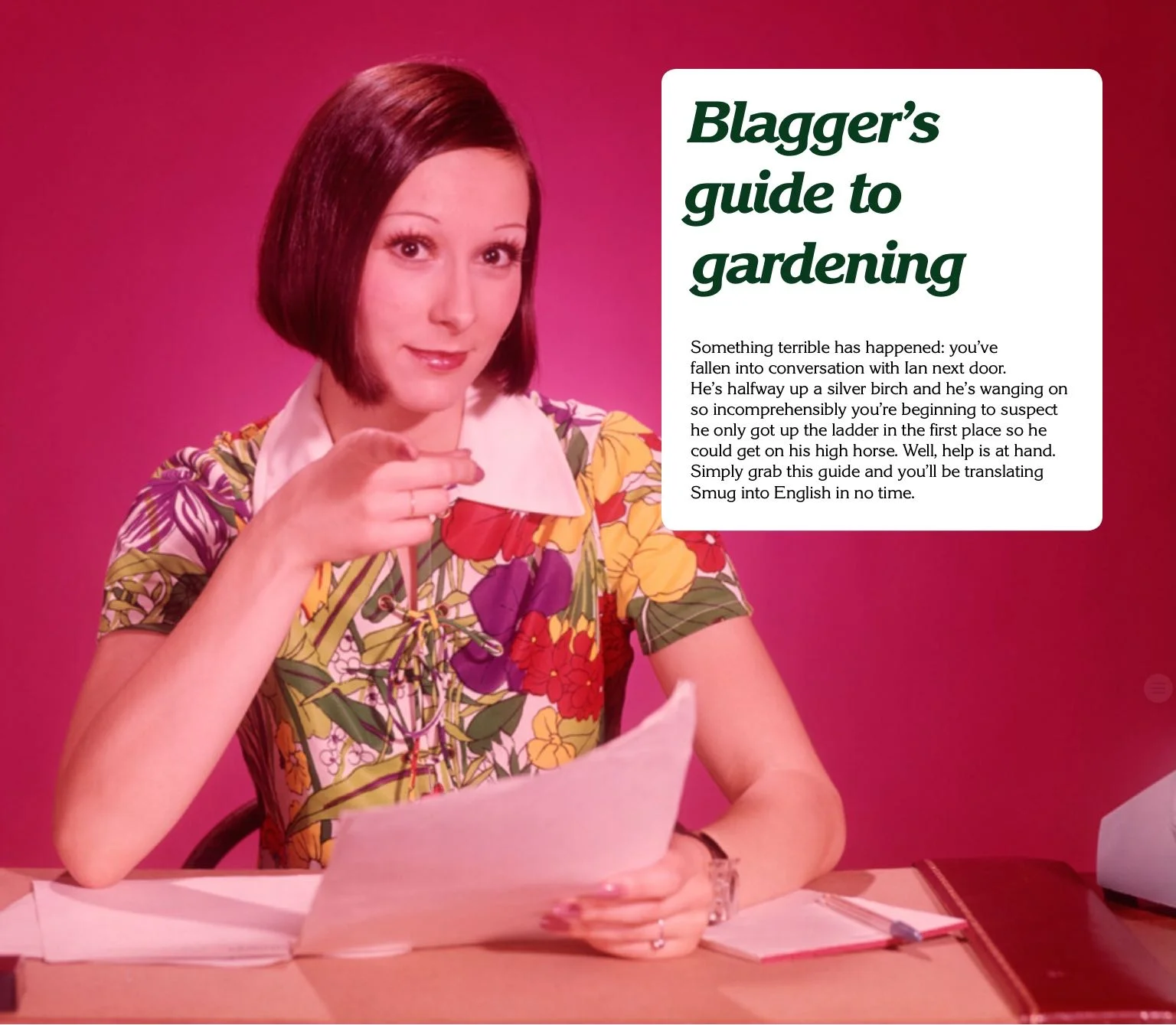 The Blagger's Guide to Gardening... — Bosworth Life