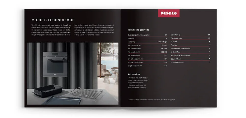 Miele - Various projects — Marlies Verschueren - Freelance Graphic Designer