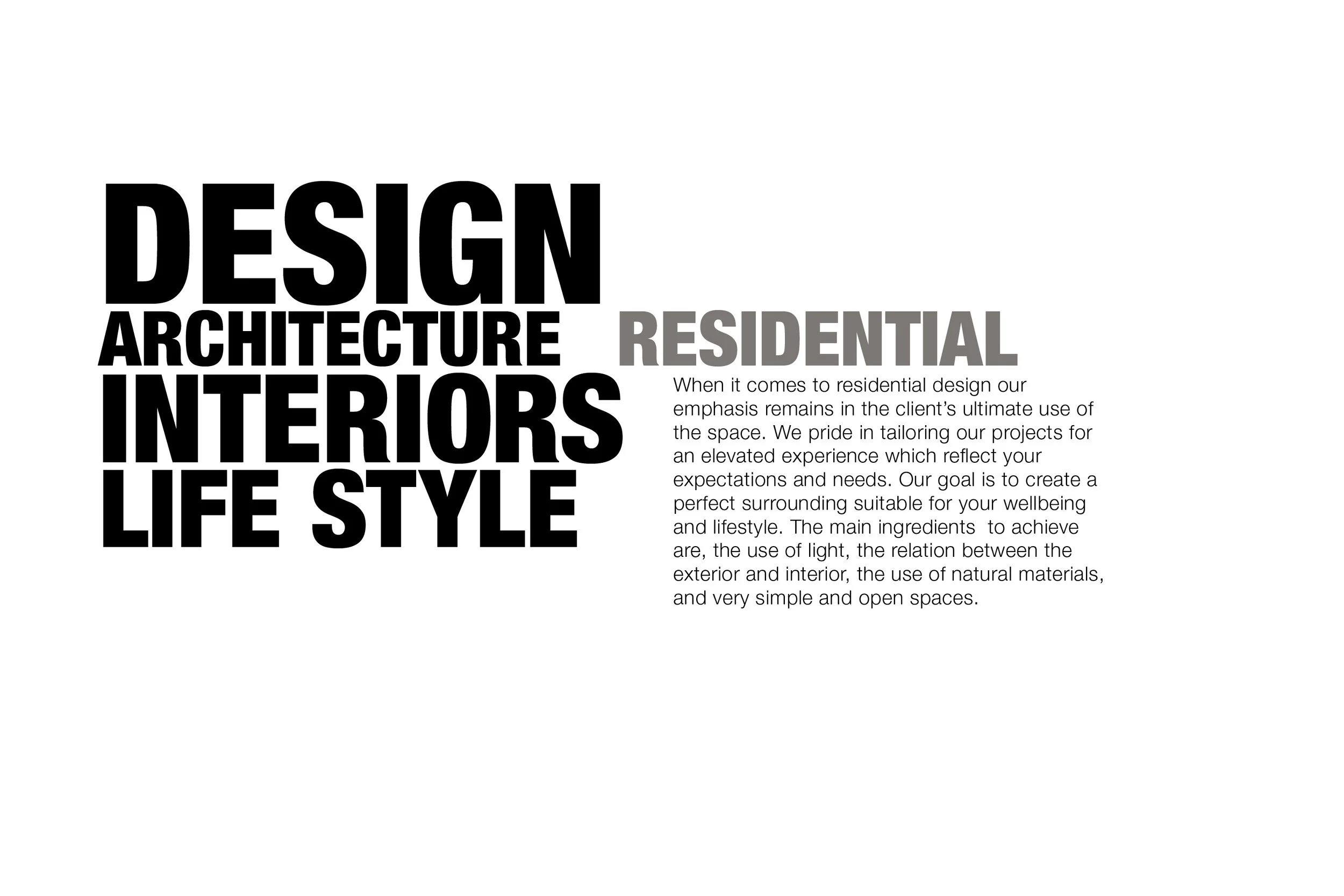 RESIDENTIAL — ATELIERDEYAVORSKY