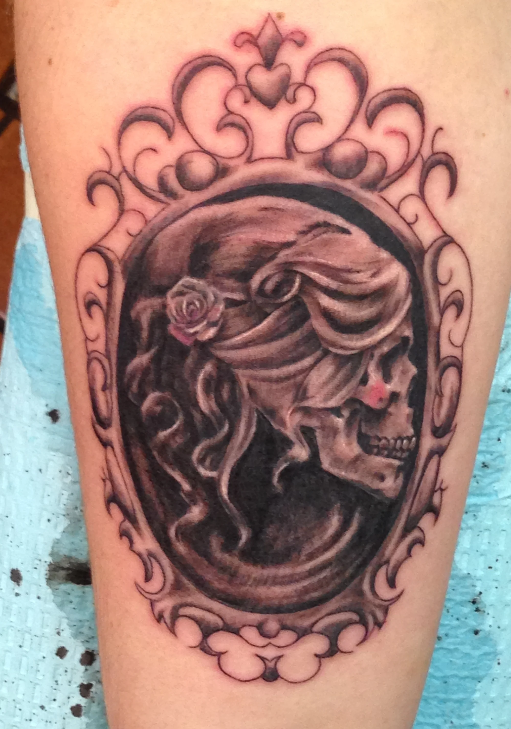 Skull Cameo Tattoo