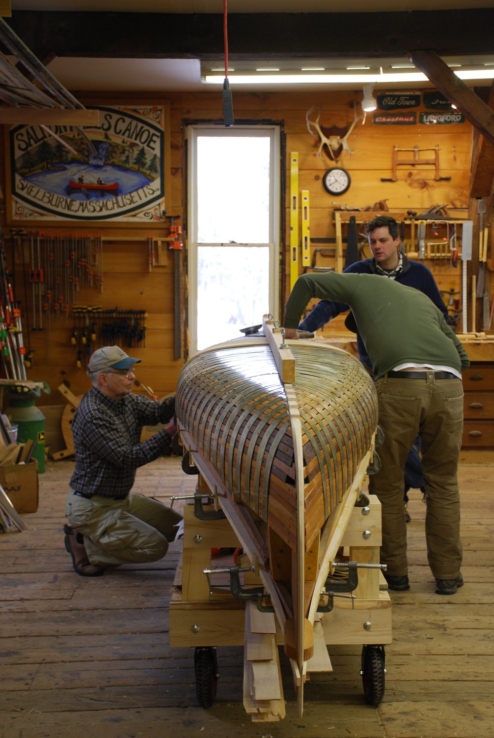 Wood and Canvas Canoe Classes Gallery - — Salmon Falls Canoe