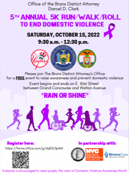 5th Annul Bronx Domestic Violence Walk — UPOA