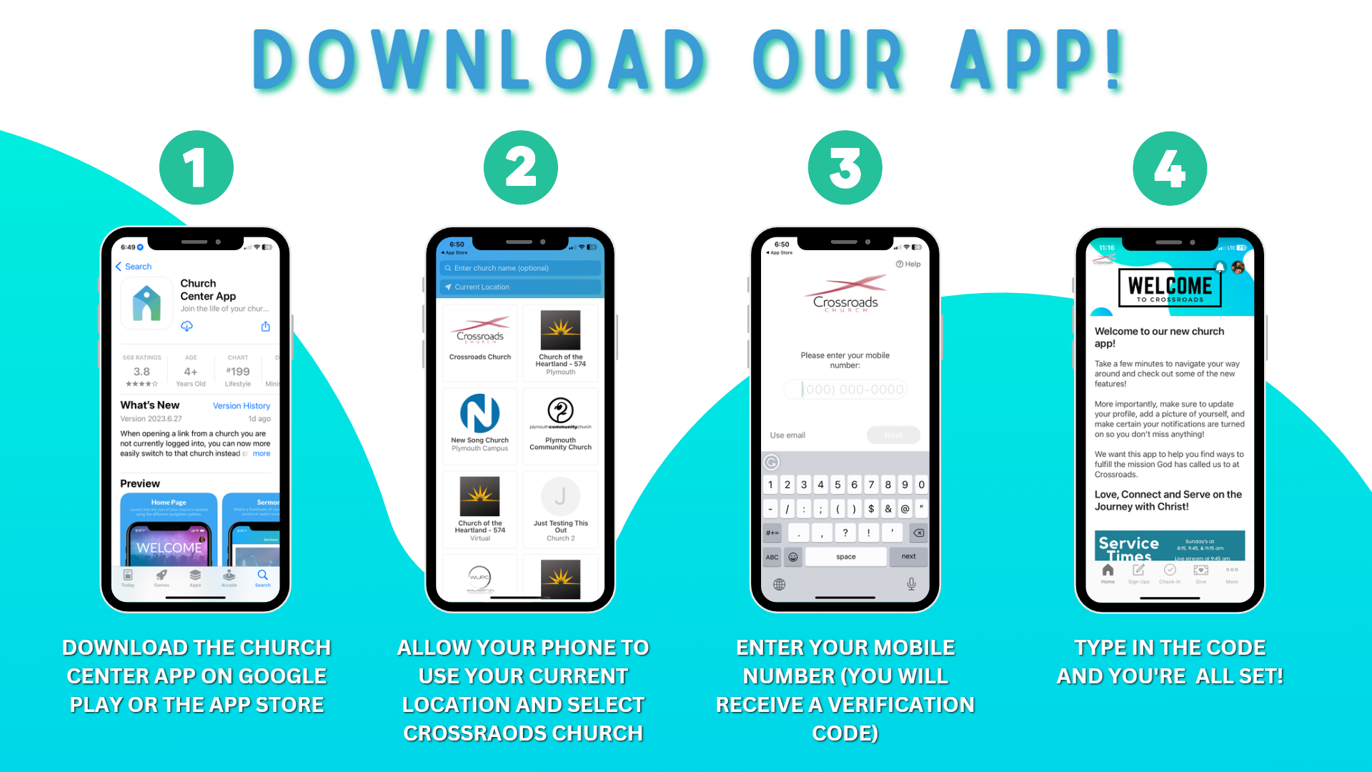 Church Center App — Crossroads Church