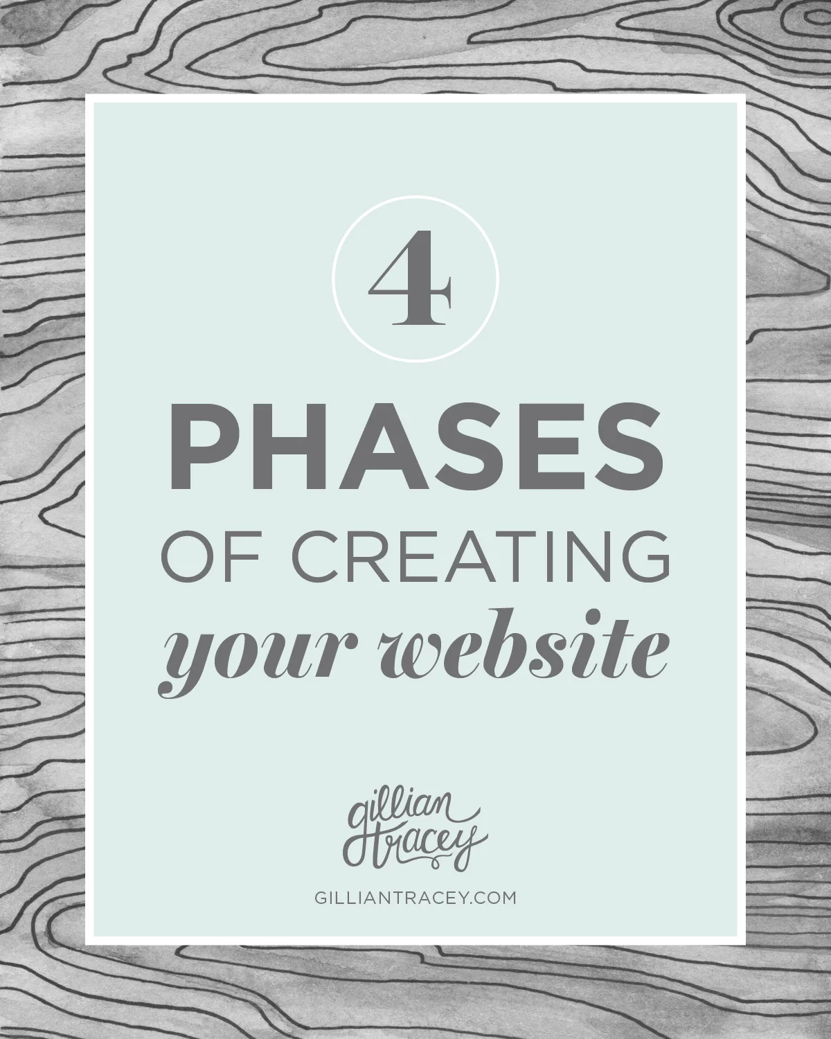 4 Phases of Creating Your Website — Gillian Tracey Design | Artful and ...