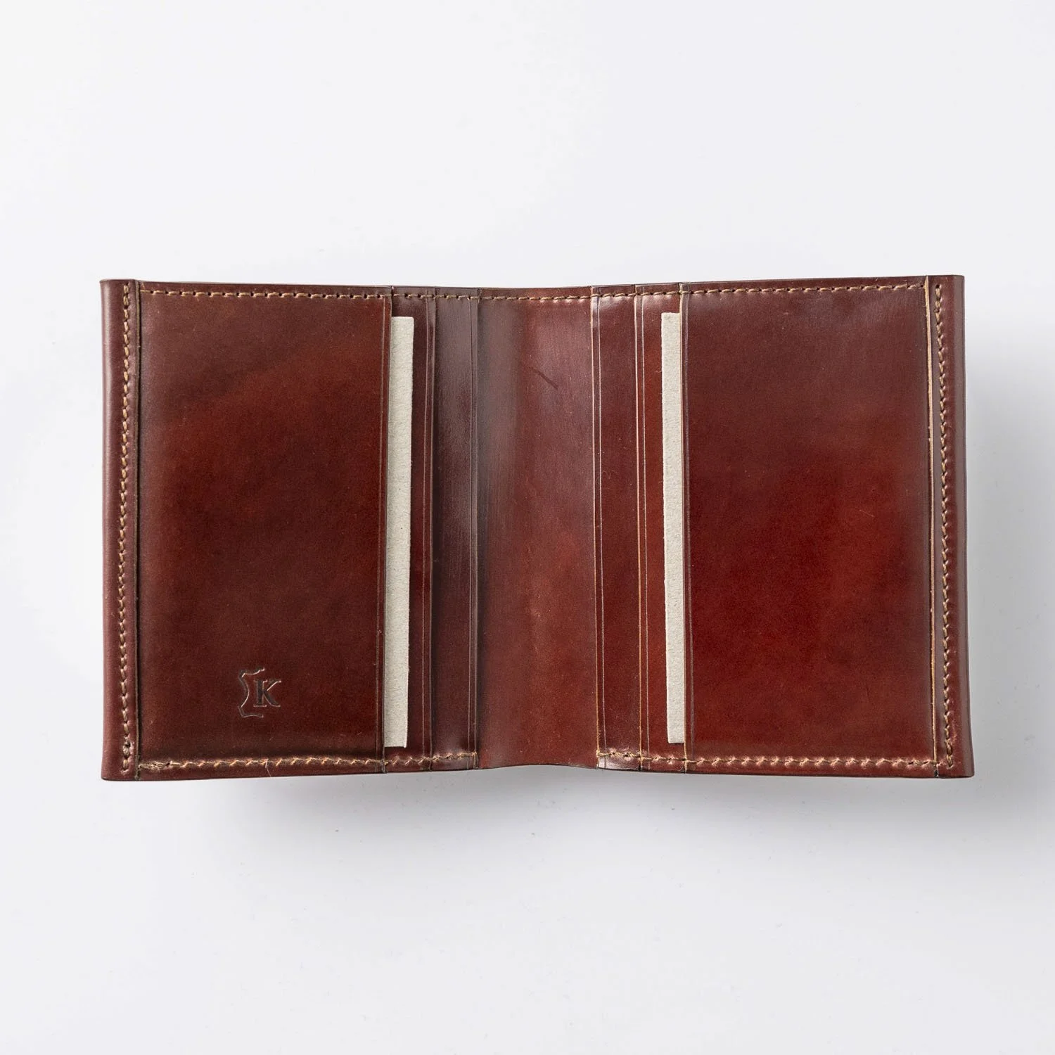 3-3 Wallet - Color #4 Shell Cordovan — GENUINE HORWEEN PRODUCTS