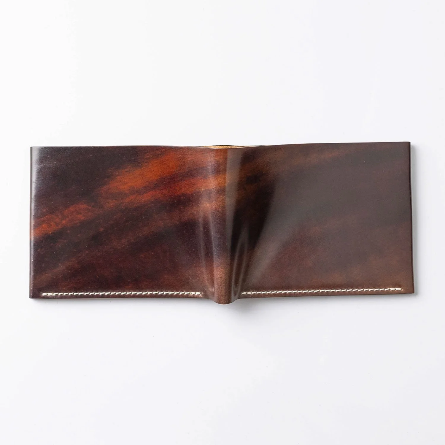 4-4 Wallet - Marbled Color 8 Shell Cordovan — GENUINE HORWEEN PRODUCTS