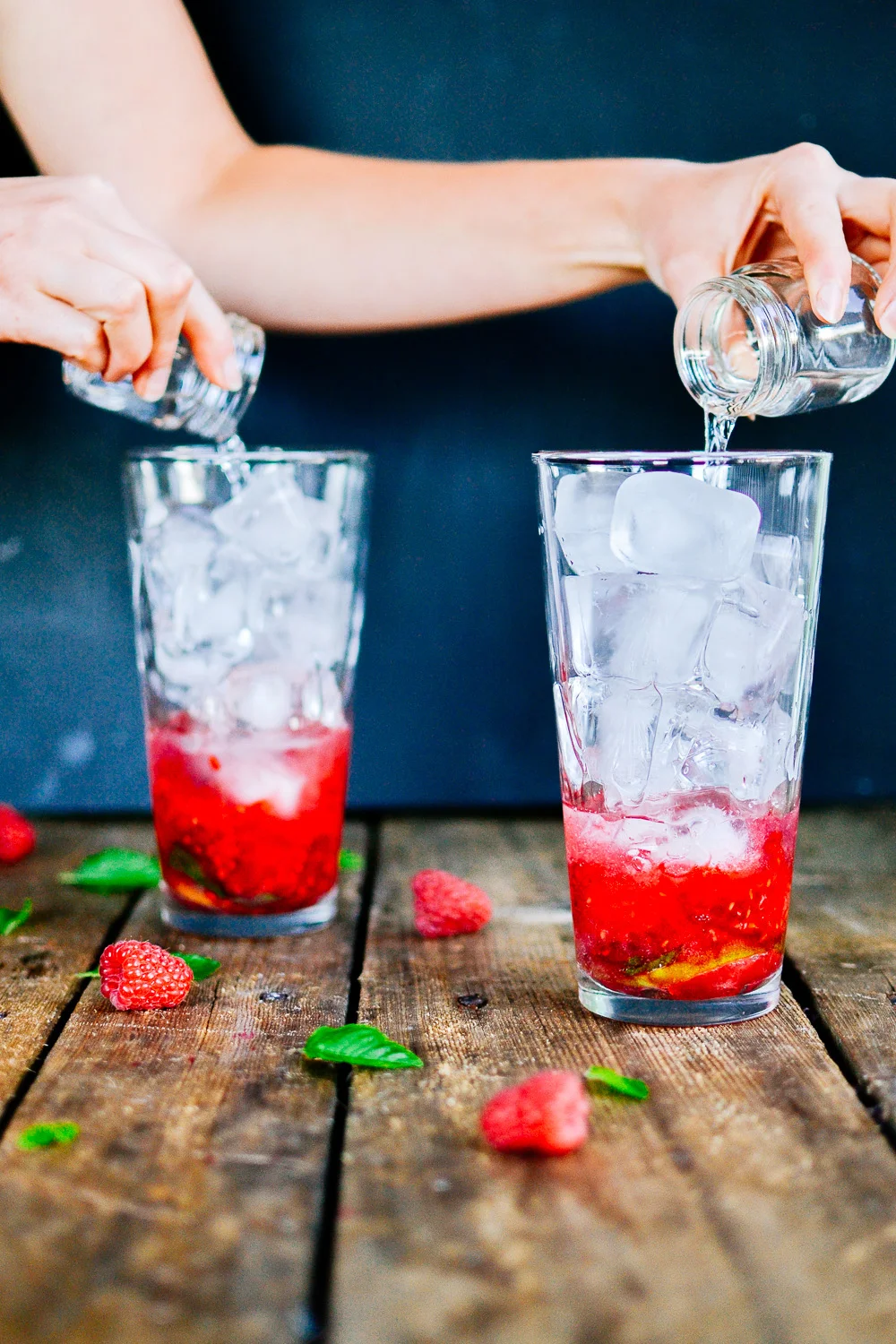 raspberry coconut mojitos — the farmer's daughter | let's bake something