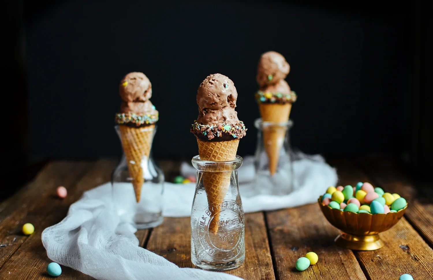 chocolate (mini egg) ice cream — the farmer's daughter | let's bake ...