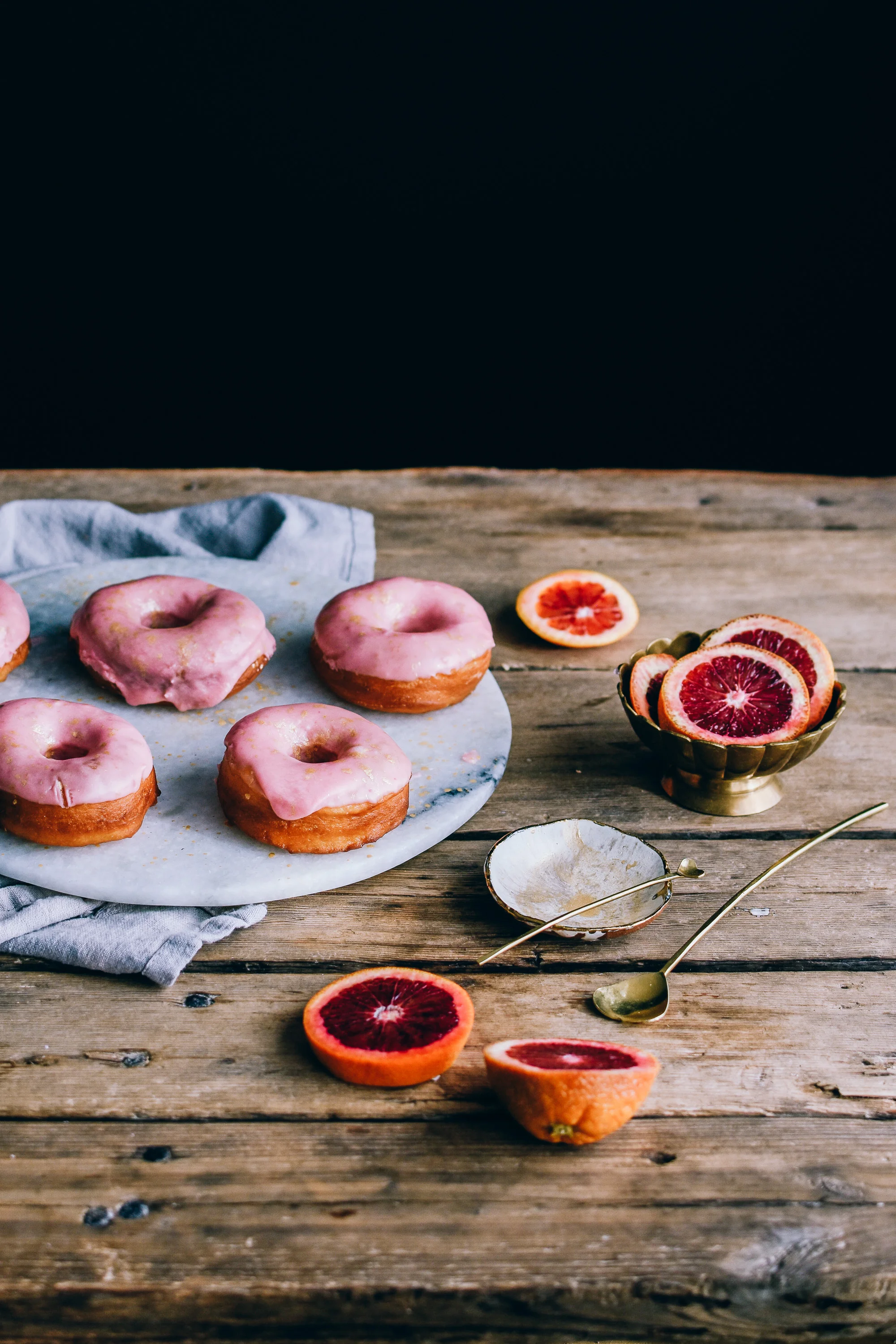 blood orange doughnuts with blood orange glaze — the farmer's daughter ...