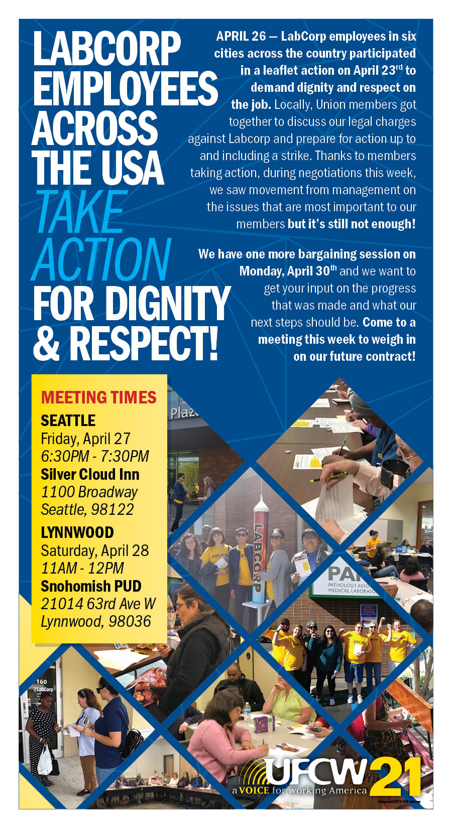 Labcorp - Labcorp Employees Across the USA Take Action for Dignity and ...