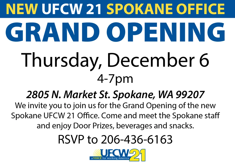 New Spokane Office Grand Opening — UFCW 3000