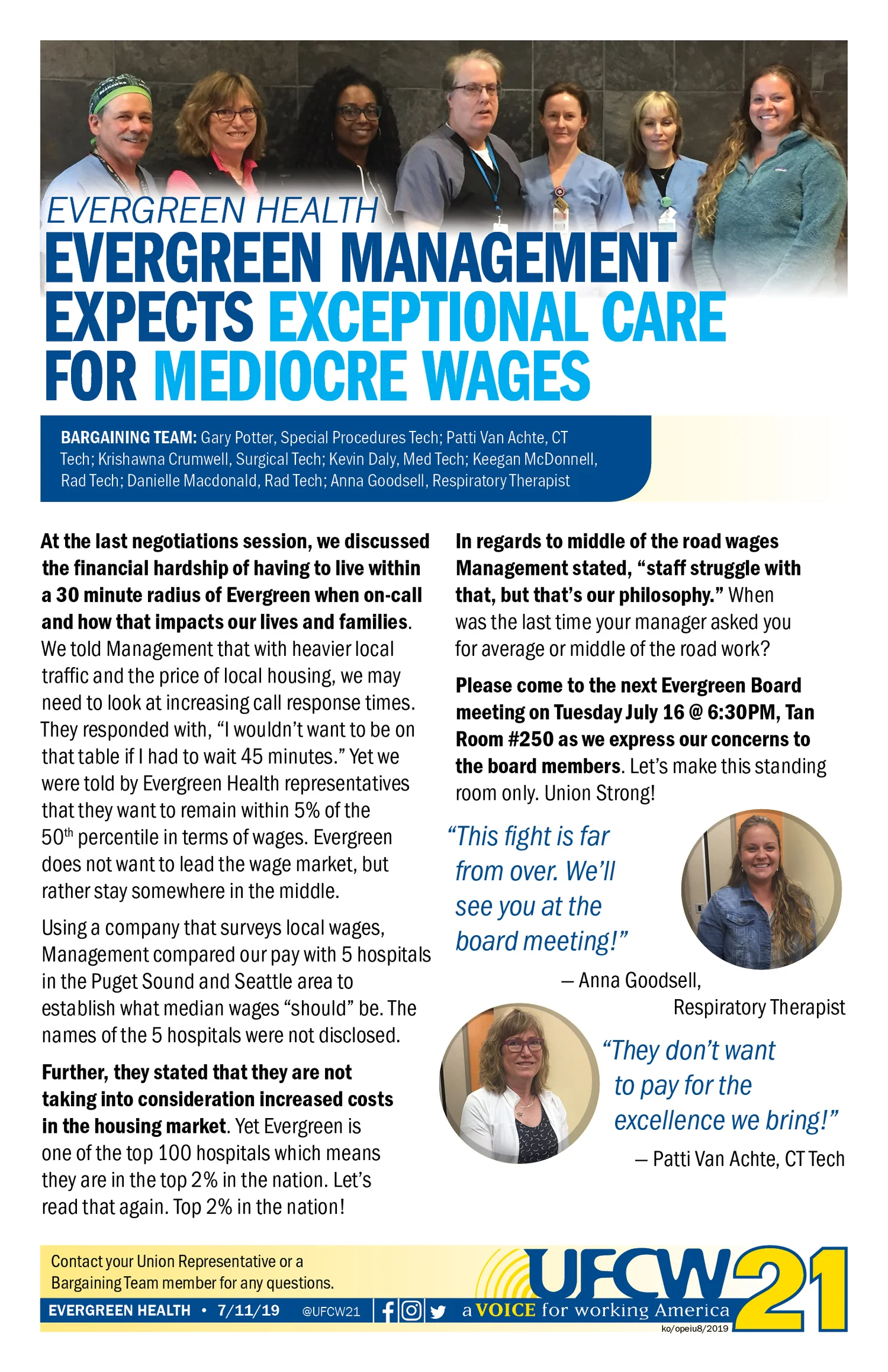 EvergreenHealth — News & Updates — UFCW 3000