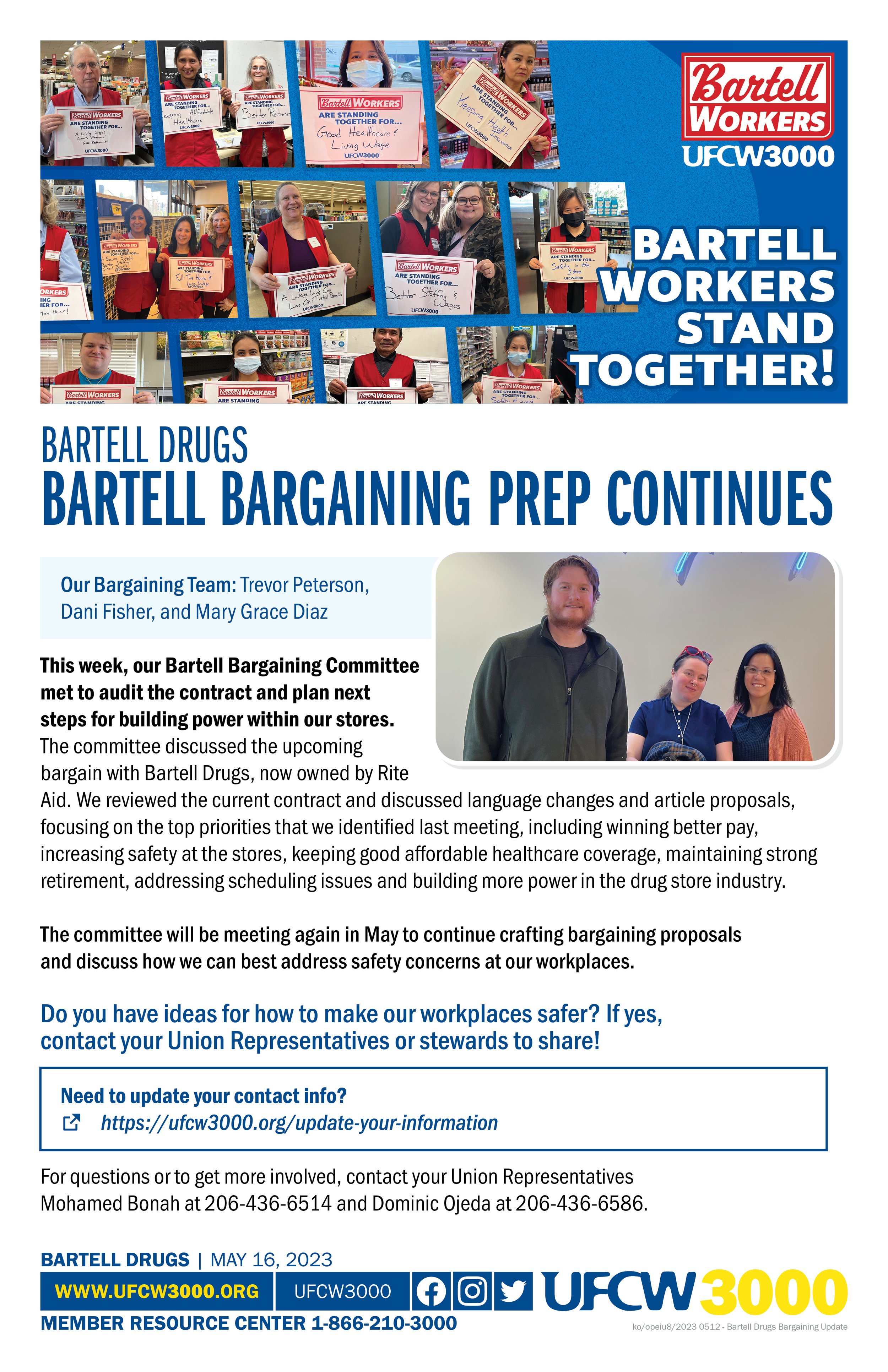 MultiCare - Get to Know Your Bargaining Team — UFCW 3000