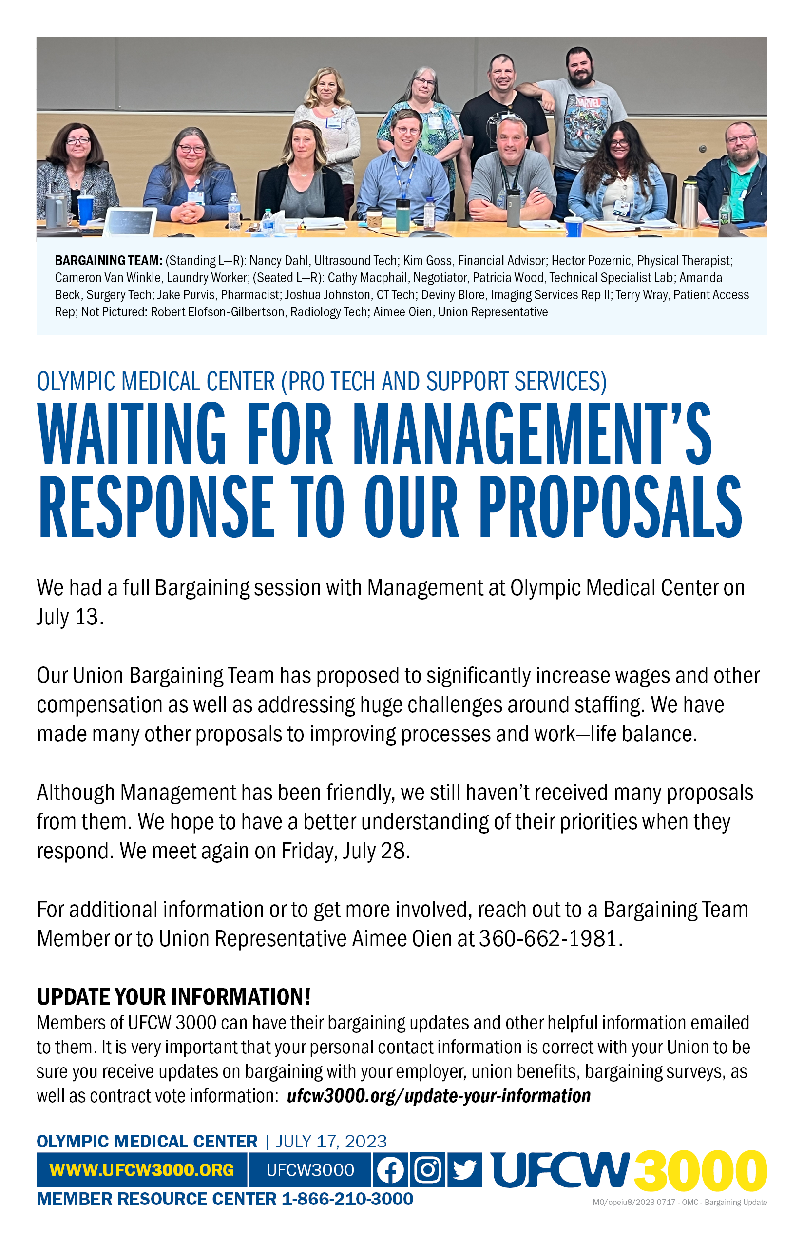 Olympic Medical Center (Pro Tech and Support Services) - Waiting for ...