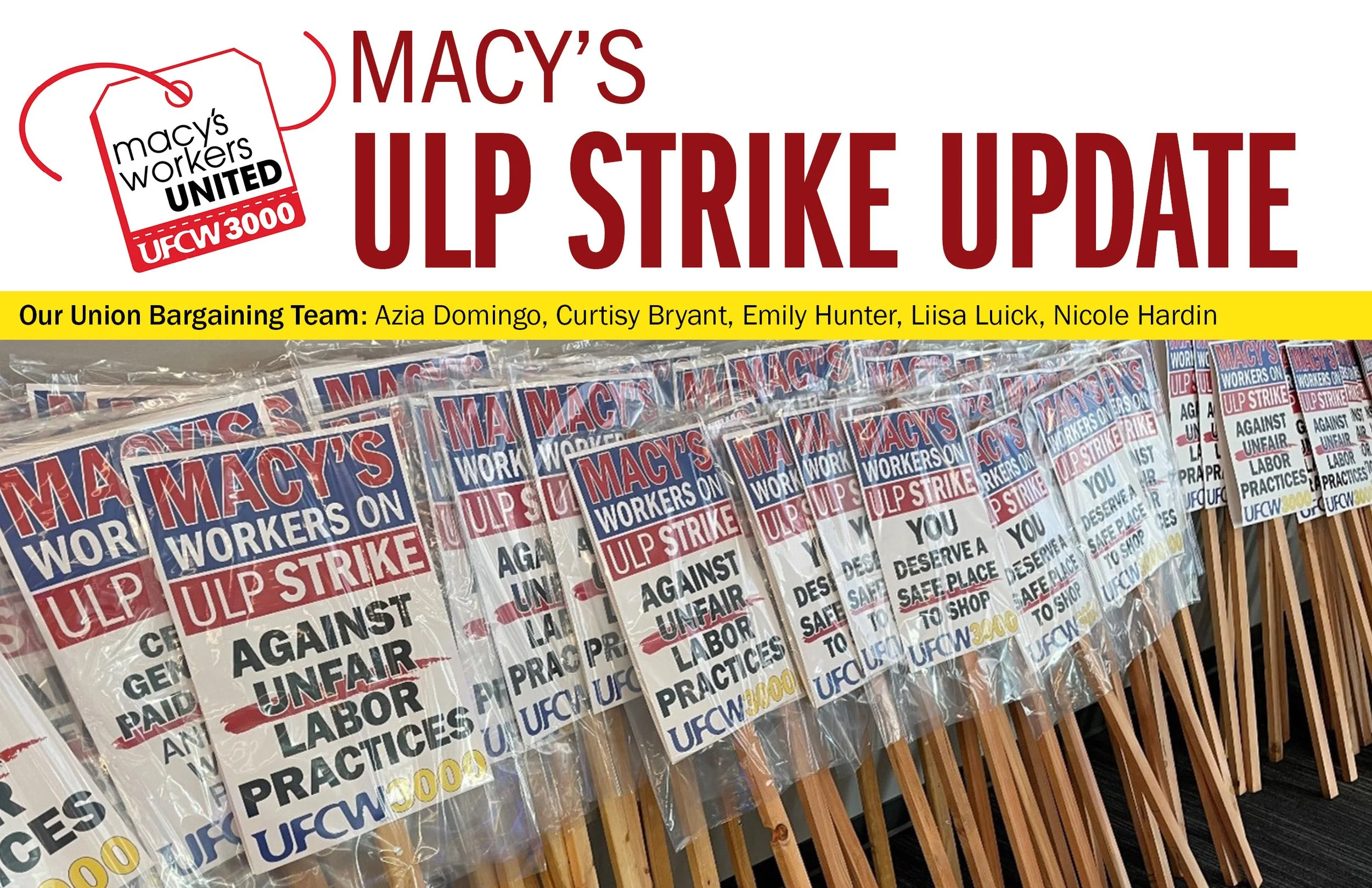 PCC Bargaining Update — UFCW 3000