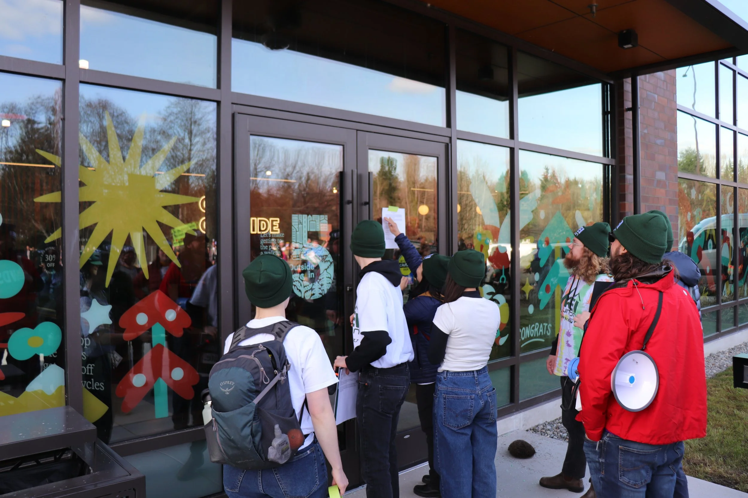 REI Union Workers from Across the US March on Company Headquarters ...