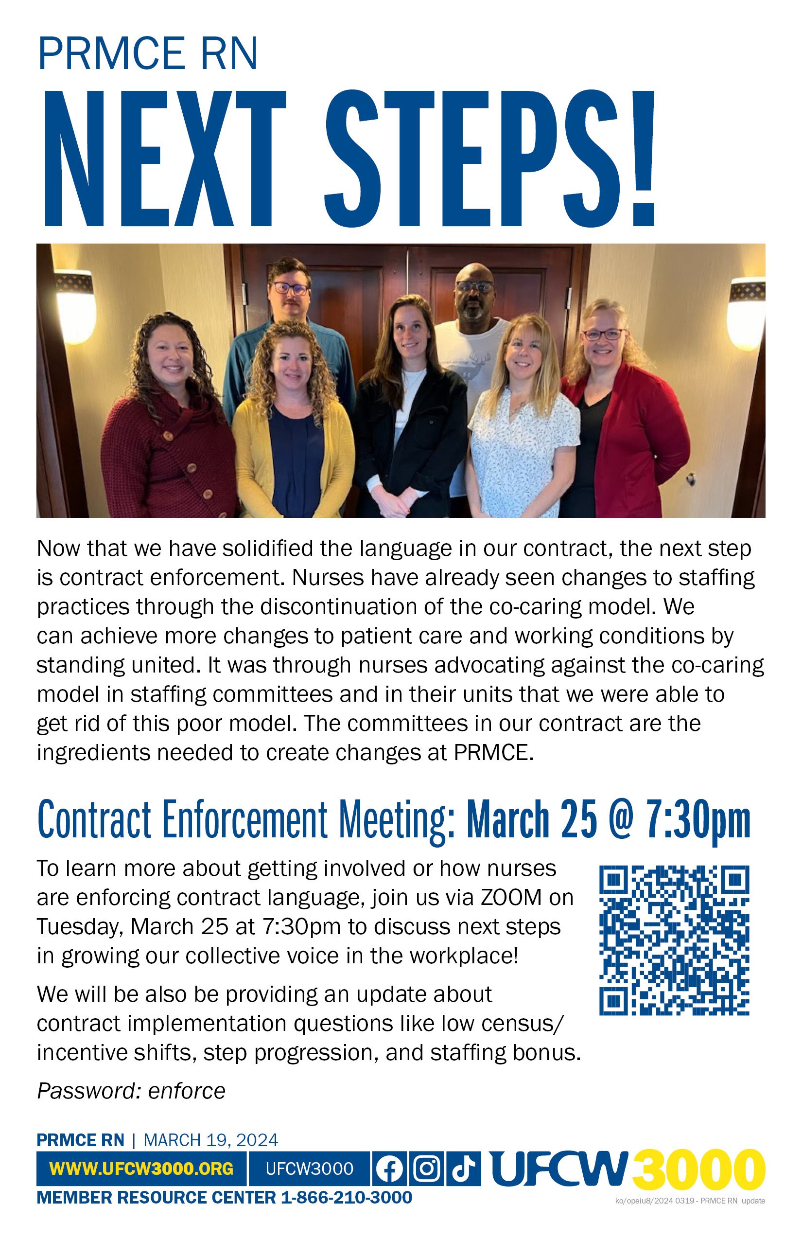 PRMCE RN Contract Ratified! — UFCW 3000 PRMCE RN Contract Ratified! — UFCW 3000