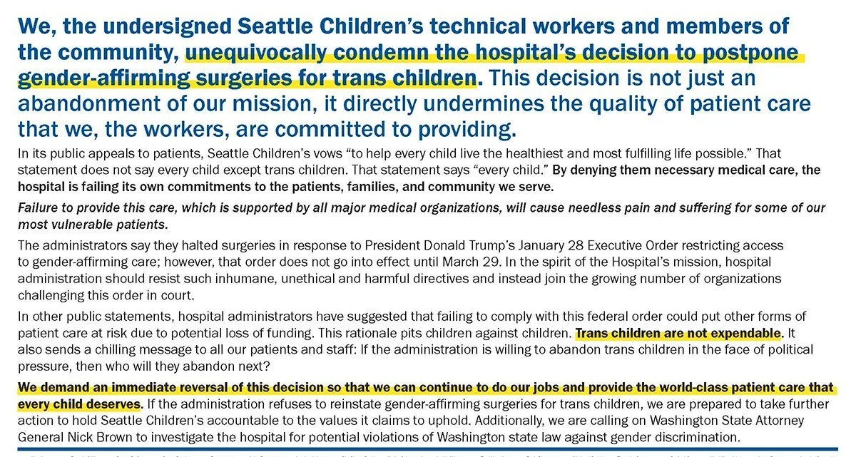 Seattle Children’s Hospital Tentative Agreement Reached! — UFCW 3000
