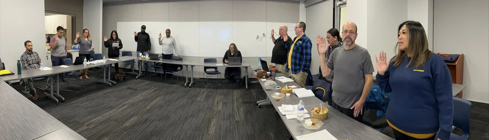 Newly elected Executive Board members are sworn in! — UFCW 3000