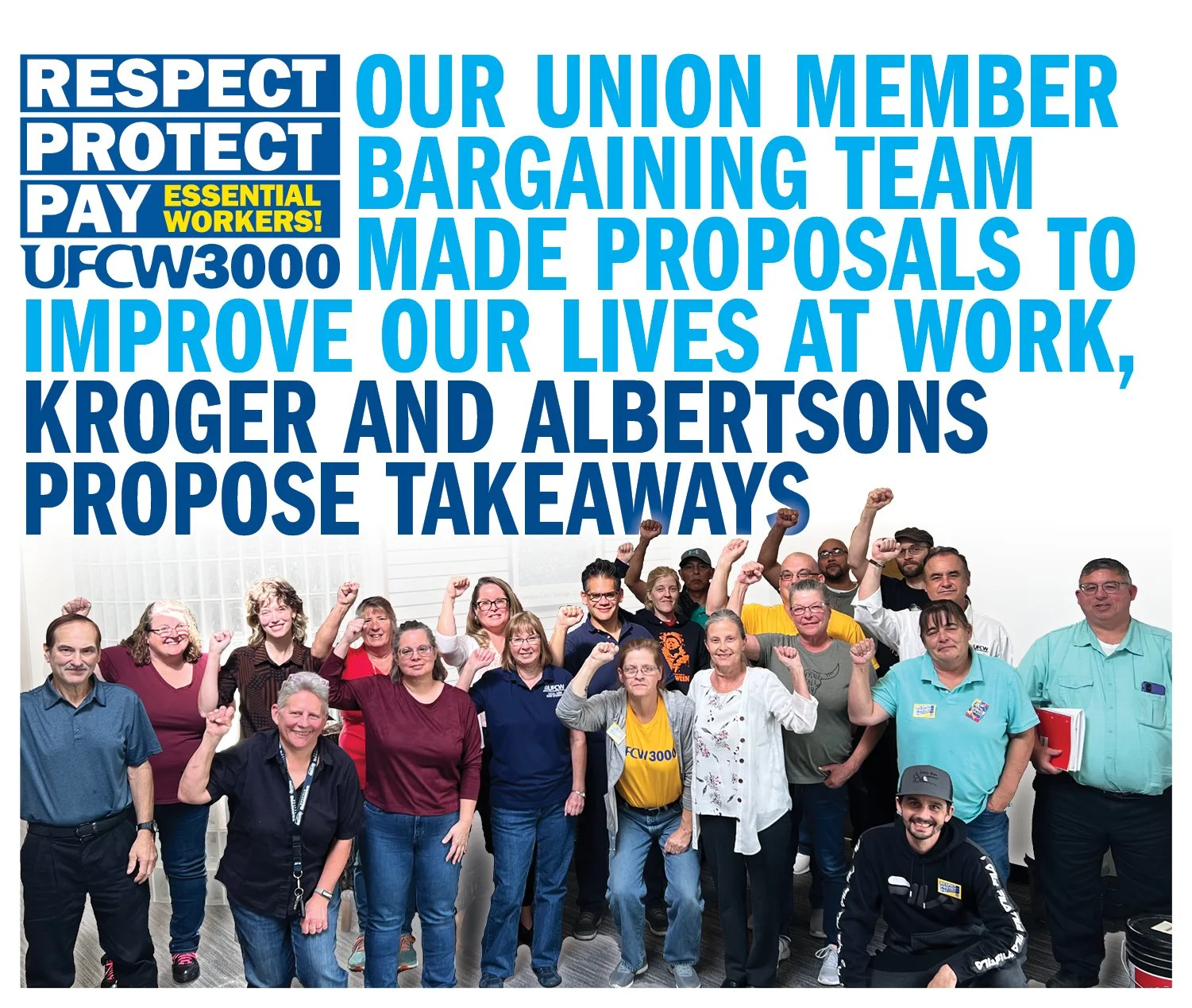 Our Union Member Bargaining Team Make Proposals to Improve Lives at ...