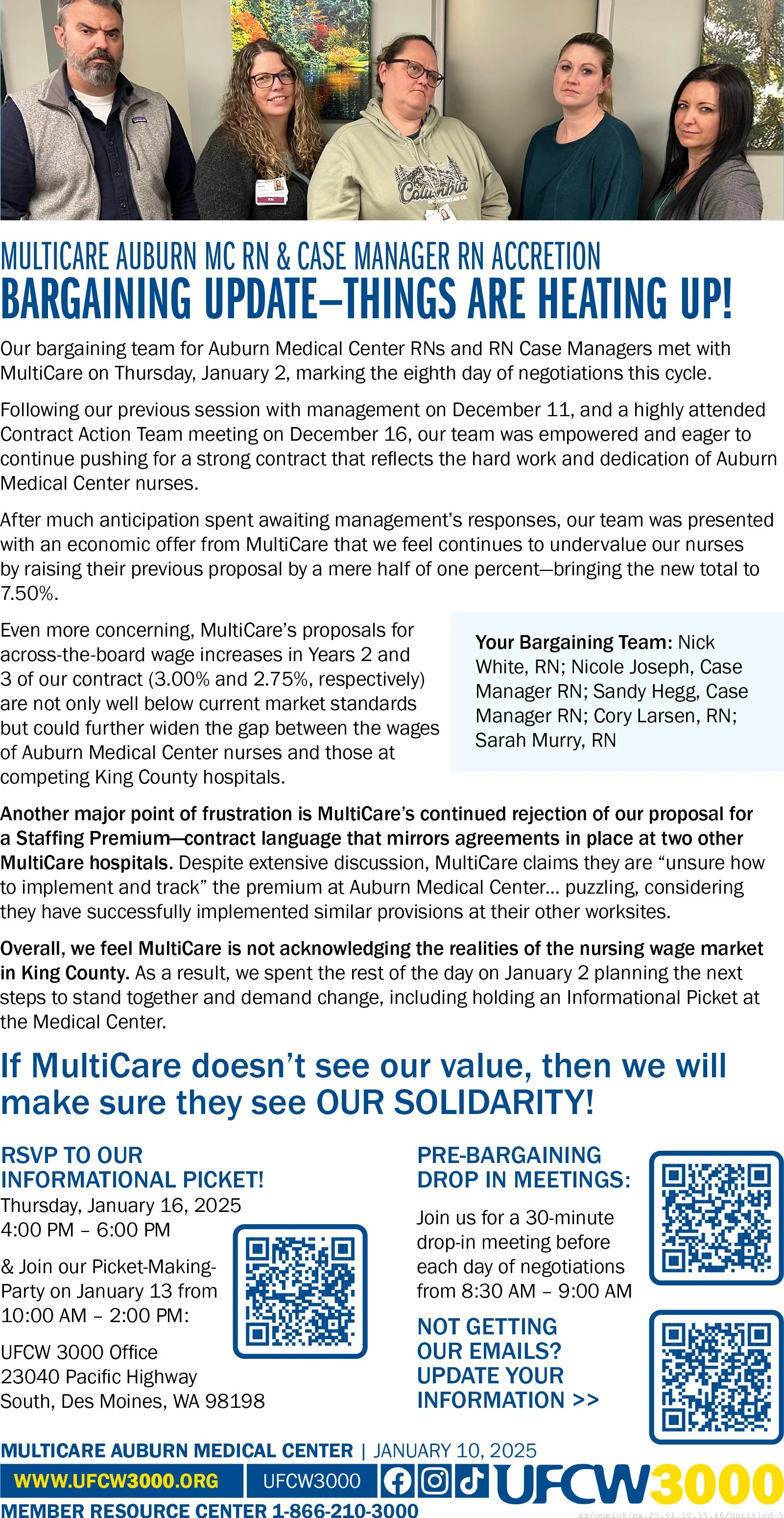 MultiCare — News & Updates — UFCW 3000