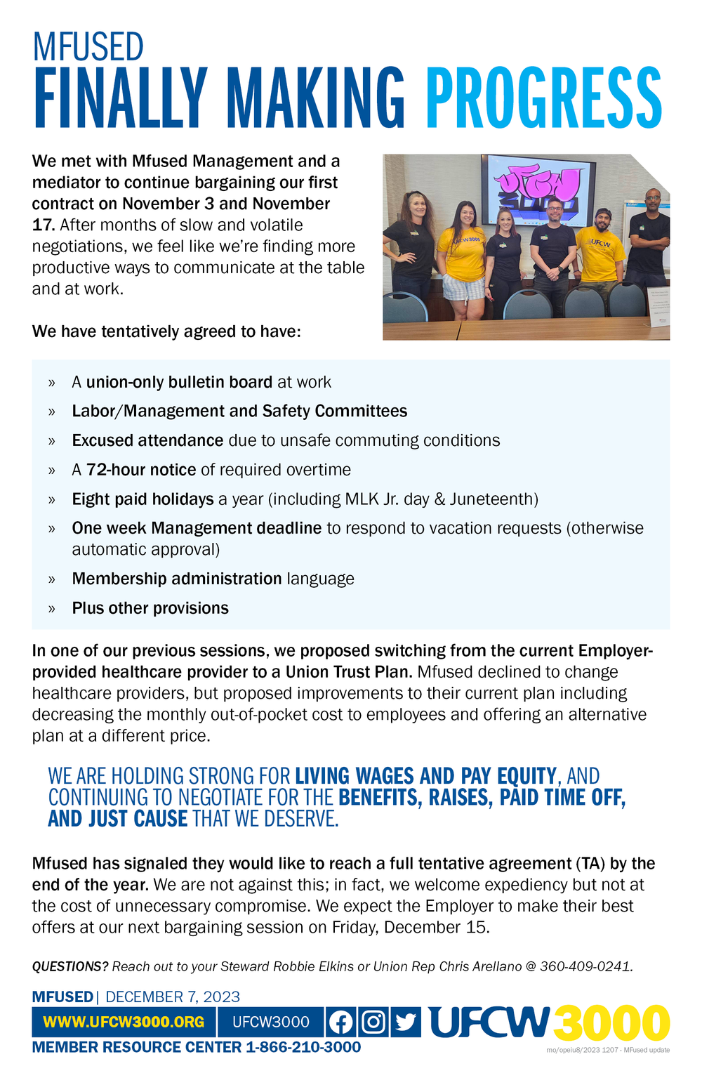 Mfused - Finally Making Progress — UFCW 3000