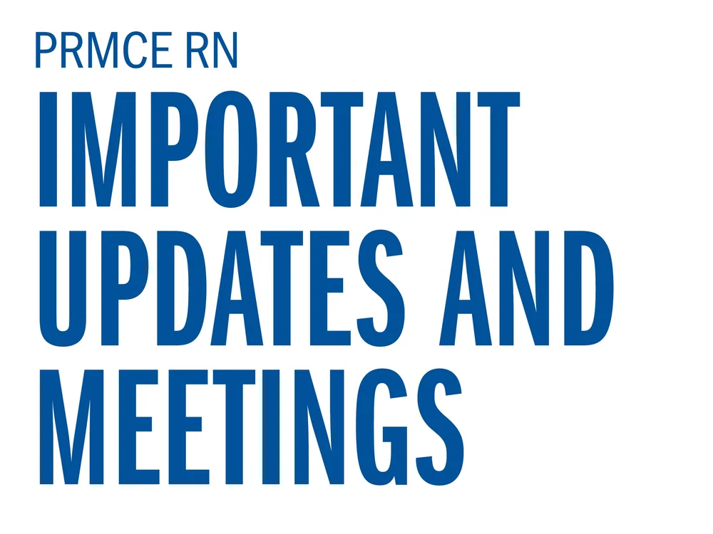 PRMCE Important Updates and Meetings — UFCW 3000