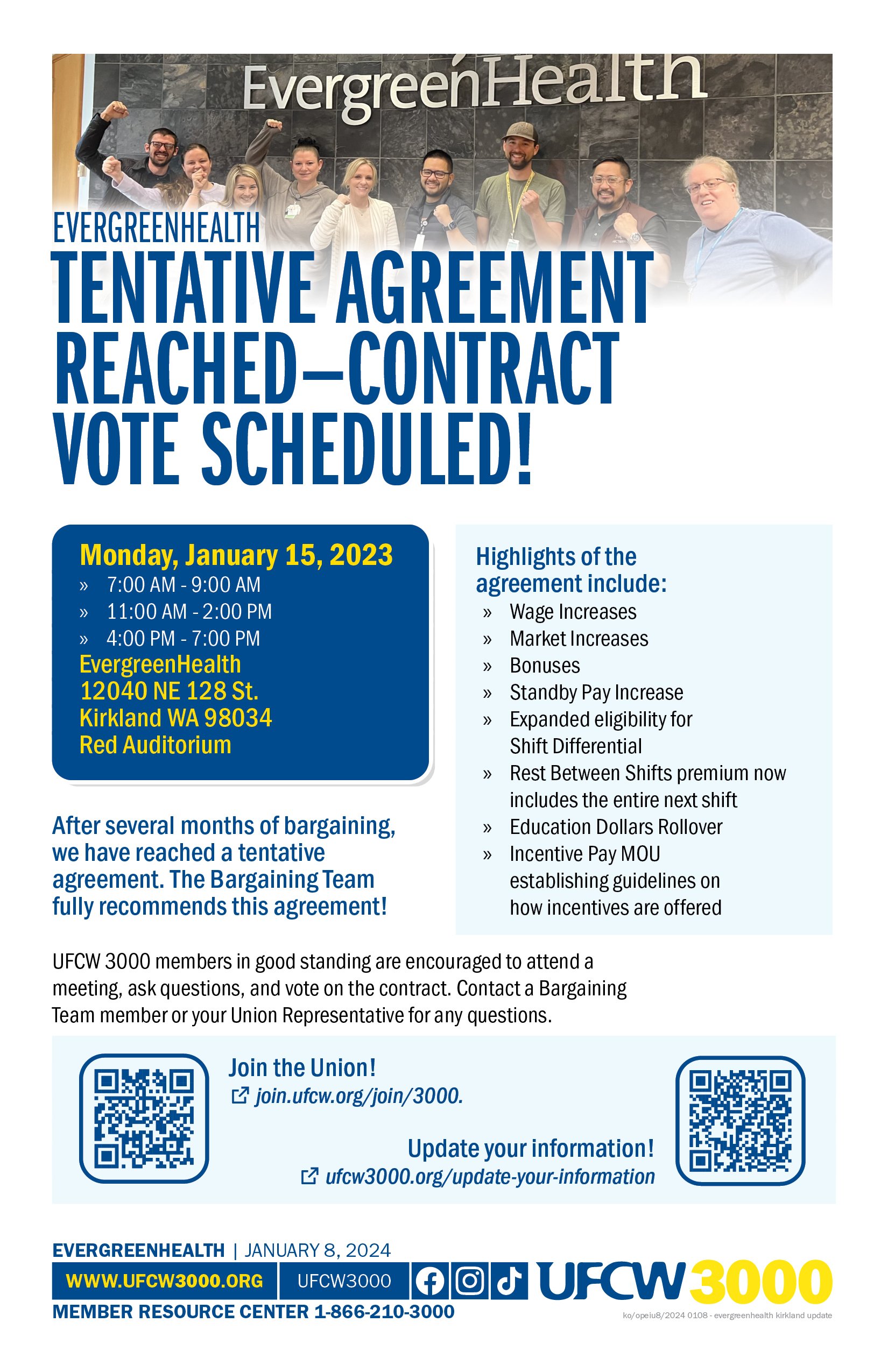 EvergreenHealth - Tentative Agreement Reached—Contract Vote Scheduled ...