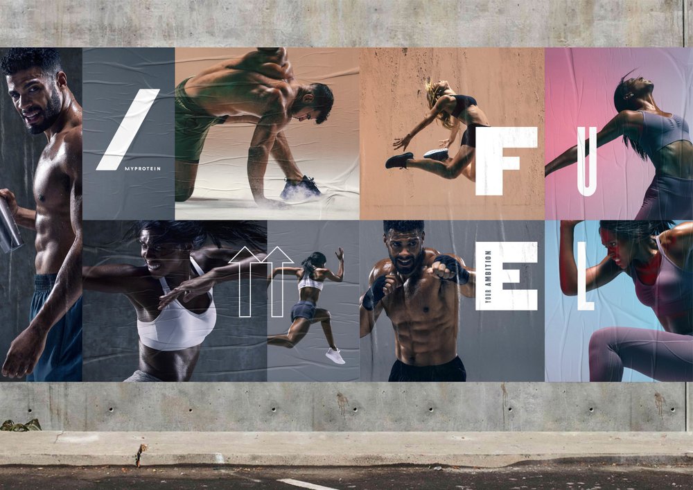 Myprotein - Rebrand launch campaign 2018 — Andy Roberts Creative