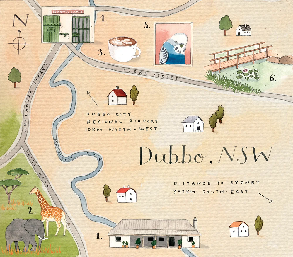 On the Move: Illustrated maps — Daniella Germain :: Illustration & Design