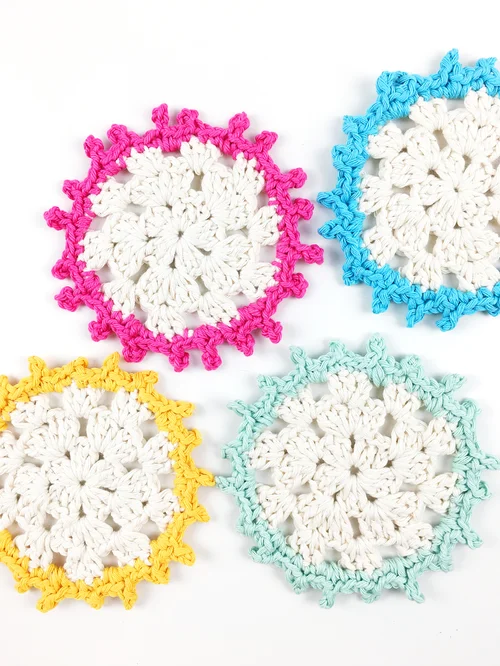 pretty easy spring coasters — Potter & Bloom