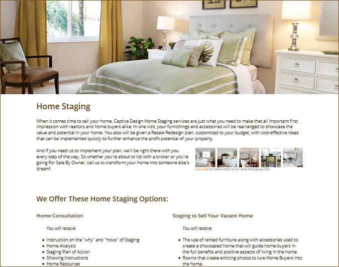 Home Staging Gallery — Captiva Design: Interior Decorating • Home Staging