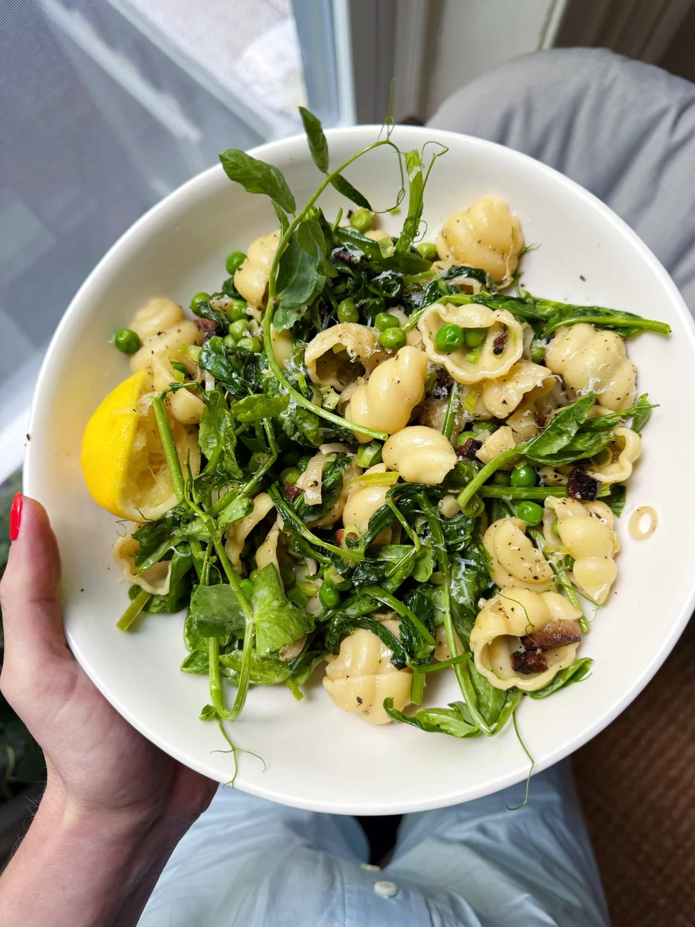 Spring Pasta with Peppered Peas — Alison Roman