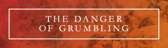 The Danger of Grumbling — Fire School Ministries