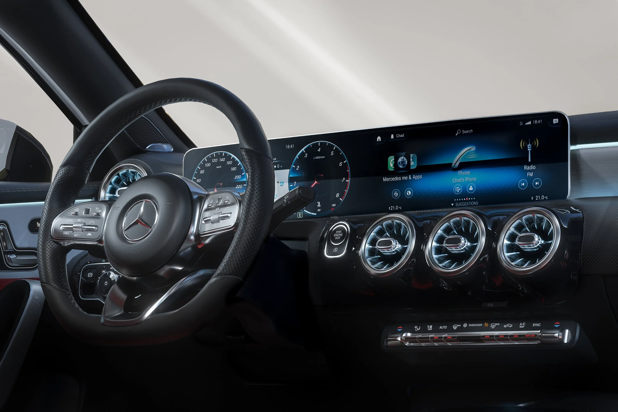 Mercedes Car App — Real Time 3D Assets by beffio studio